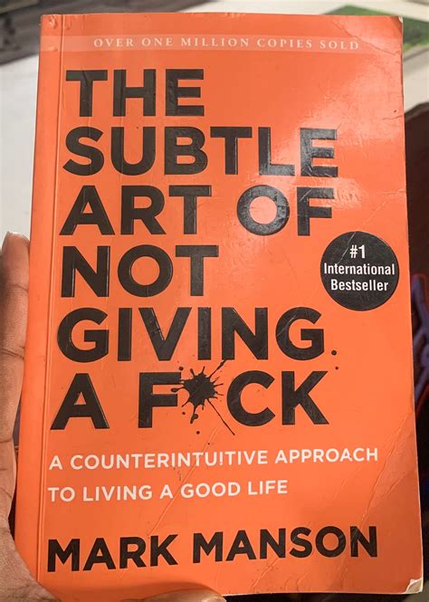 Book Review The Subtle Art Of Not Giving A Fuck By Mark Manson By