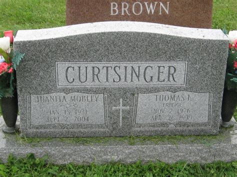 Thomas Franklin “frankie” Curtsinger 1926 1999 Mémorial Find A Grave