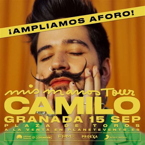 Camilo En Granada Conciertos Proexa