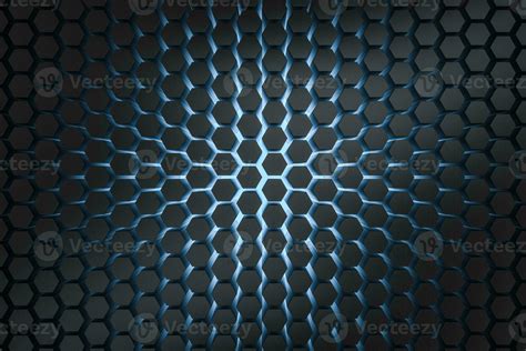 3d Rendering Dark Hexagonal Background Sci Fi Background 27878270