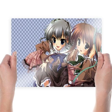 Naughty Anime Girls Art Poster Print 24x18 Inch