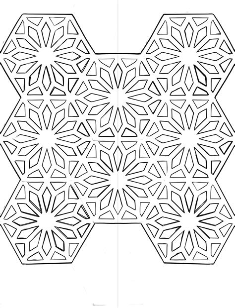 intricate geometric tattoo design