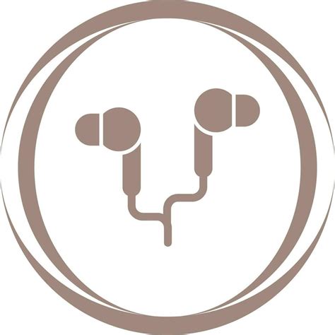 Earphone Vector Icon 26491150 Vector Art At Vecteezy