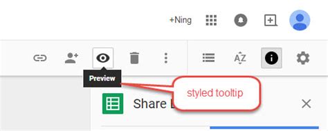Navigation Different Styling For Different Tooltips On A Single Page