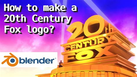 How To Make A 20th Century Fox Logo In Blender YouTube