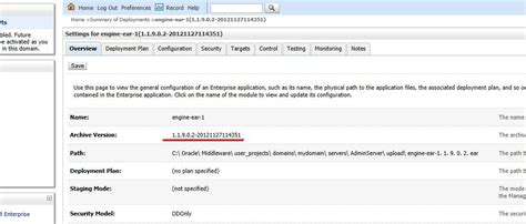 Java How To Get Ear Archive Version Weblogic Stack Overflow
