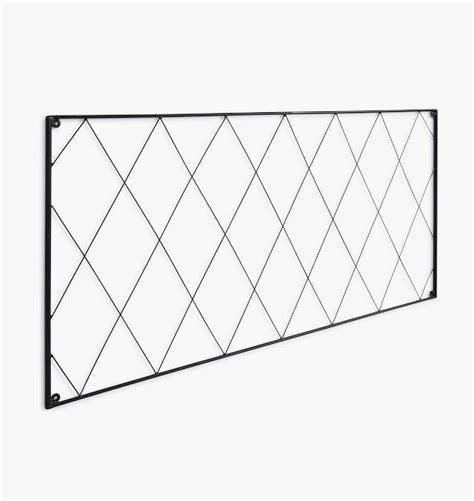 Diamond Lattice Black Iron Trellis Rejuvenation