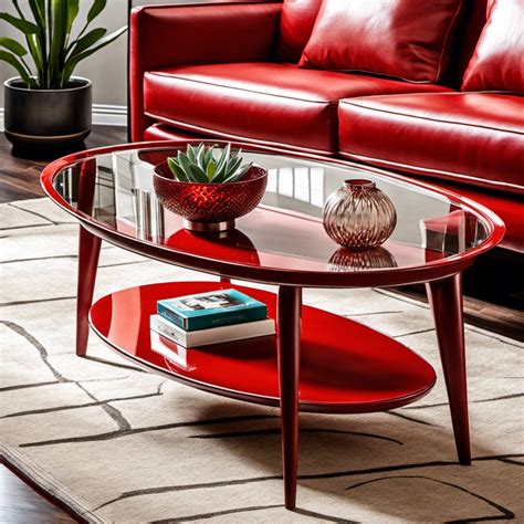 20 Red Coffee Table Ideas For Creative Interior Design Inspiration