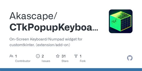 Github Akascapectkpopupkeyboard On Screen Keyboardnumpad Widget For Customtkinter