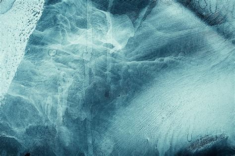 알코올 잉크 물 대리석 질감 파란색 스테인드 표면 디자인 물방울 줄무늬 곡물 스트로크 효과와 미네랄 스톤 그런 지 아트 배경 프리미엄 사진