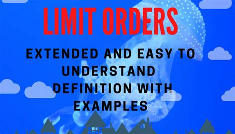 Limit Order Definition Estradinglife Estradinglife