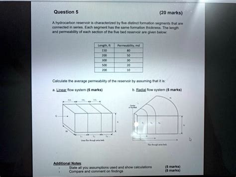 SOLVED Text Question Marks A Hydrocarbon Reservoir Is Characterized By Five Distinct