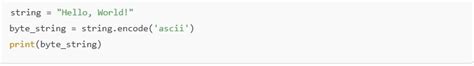 Python Convert String To Bytes Methods Encoding Alternatives