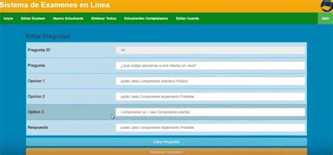 Sistema De Control De Ex Menes En Linea C Digo Fuente Y Bd Compubinario