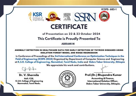 Abirami M On Linkedin Research Healthcare Machinelearning