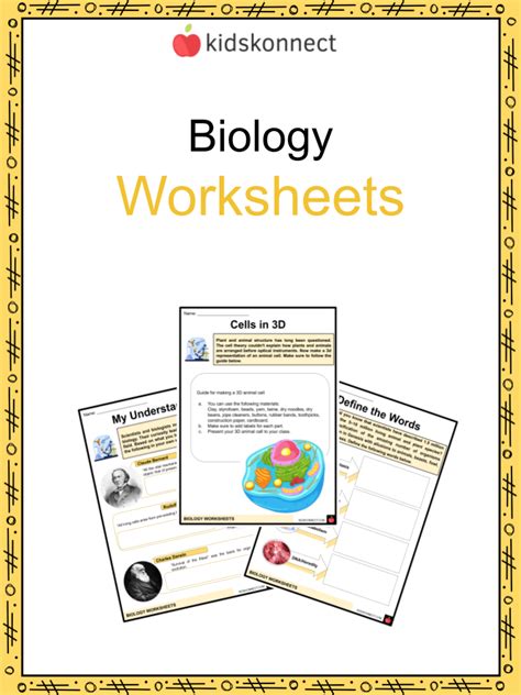 Free Printable Biology Worksheets