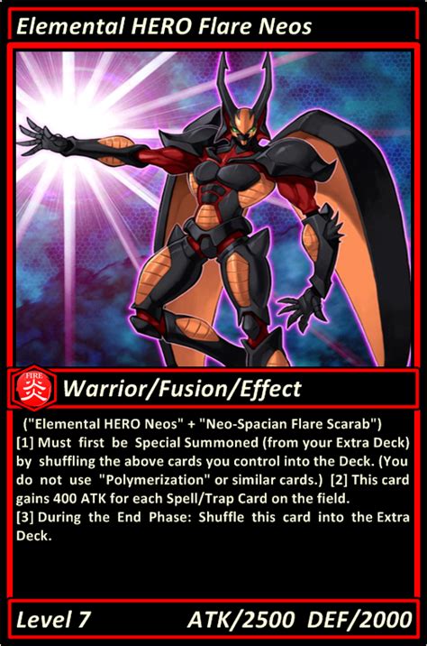 Elemental Hero Flare Neos By Absolutezero12 On Deviantart
