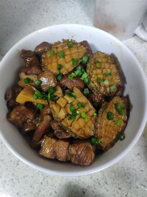 【过年硬菜【鲍鱼红烧肉】图片】怡然自得diana下厨房