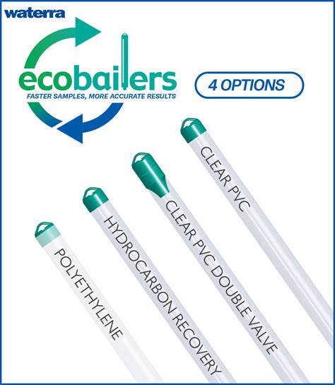 Double Valve Eco Bailer Groundwater Interval Sampler Waterra Pumps