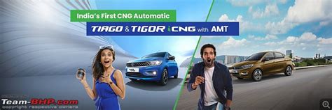 Tata Tiago And Tigor Cng To Get Amt Option Bookings Open Team Bhp