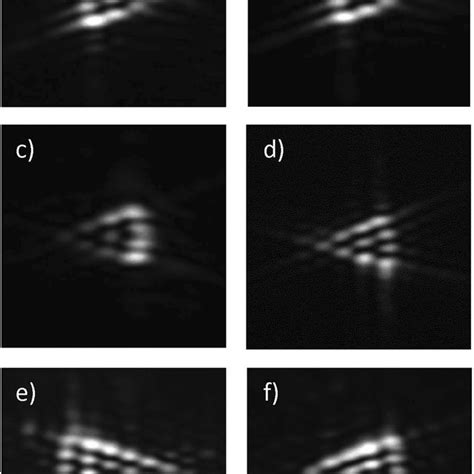 Experimental Results For The Intensity Distribution Of The Diffraction