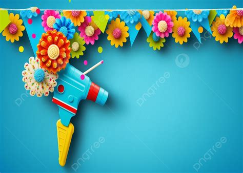 장난감과 꽃 파란색 배경 장난감 완구 토이 배경 일러스트 및 사진 무료 다운로드 Pngtree