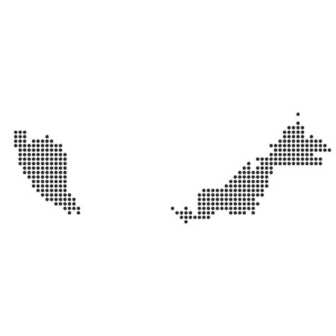 Premium Vector Map With Dot