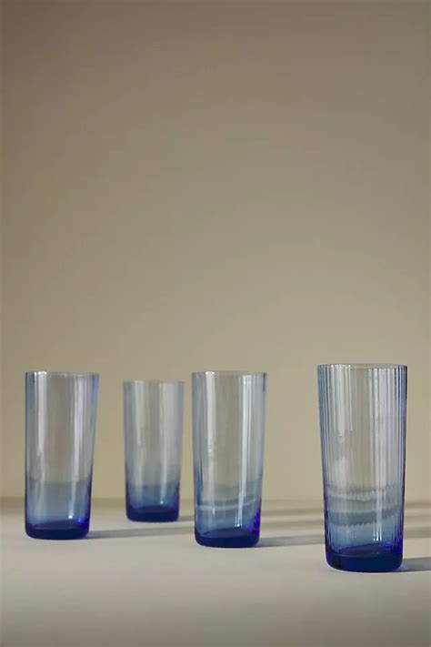 Janet Water Glasses Set Of 4 Anthroliving