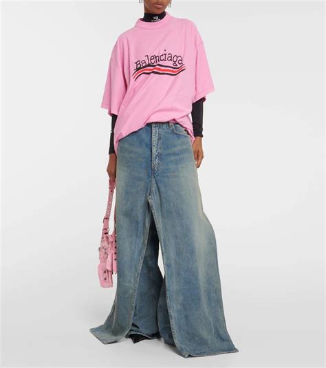 Balenciaga Double Front Effect Denim Pants Balenciaga