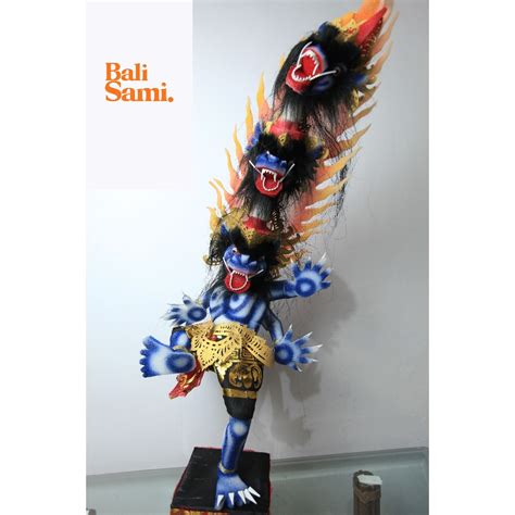 Jual Ogoh Ogoh Mini Bali Replika Raksasa Berkepala Tiga Shopee