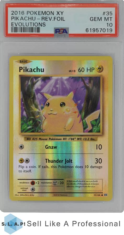 Pikachu 2016 Xy Evolutions 035108 Base Price Guide Sports Card