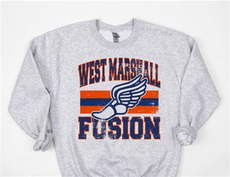 Classic Hometown West Marshall Fustion Dtf Print Torch Light