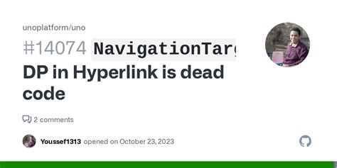 `navigationtarget` Dp In Hyperlink Is Dead Code · Issue 14074 · Unoplatformuno · Github