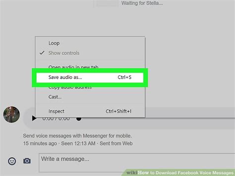 Simple Ways To Download Facebook Voice Messages 6 Steps