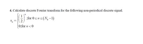 Discrete Time Fourier Transform Calculator
