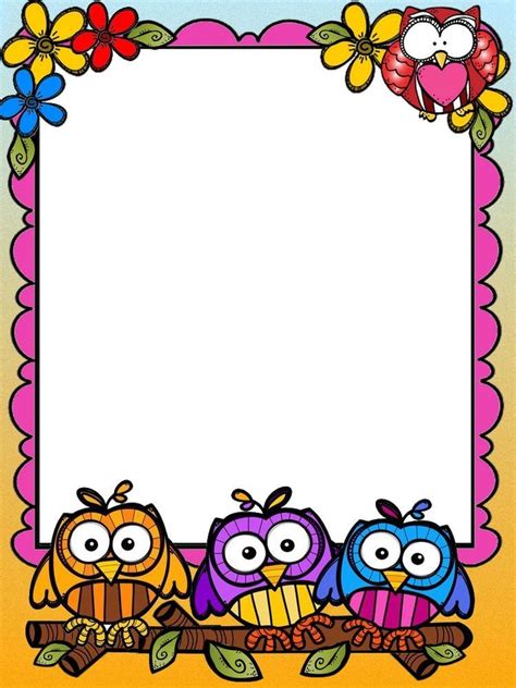 Owl Page Border