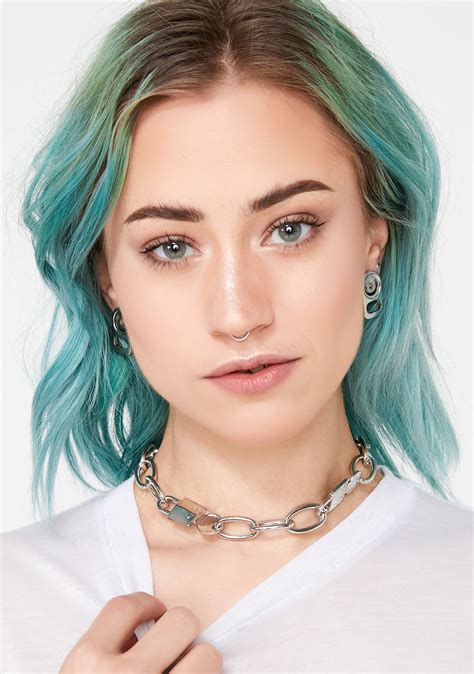 Locked Up Chain Choker Dolls Kill