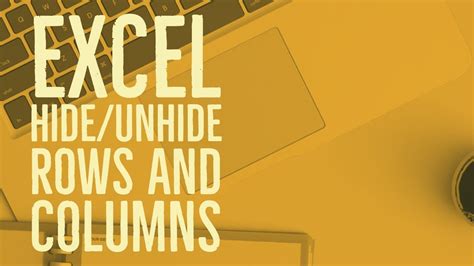 How To Hideunhide Rows And Columns Excel Shortcuts Easy Tutorial