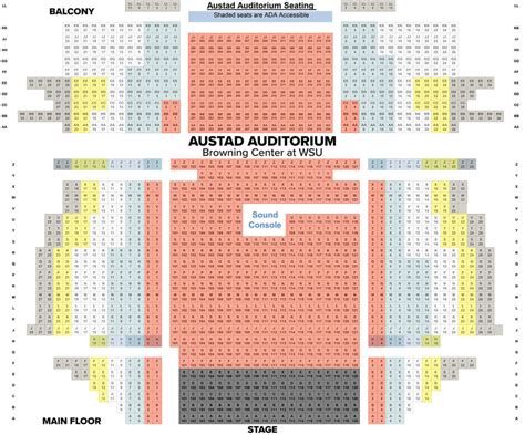 Venue Seating Maps Onstage Ogden