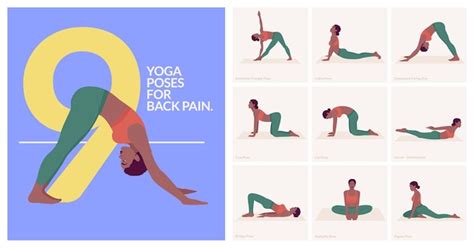 Posturas De Yoga Para El Dolor De Espalda Mujer Joven Practicando