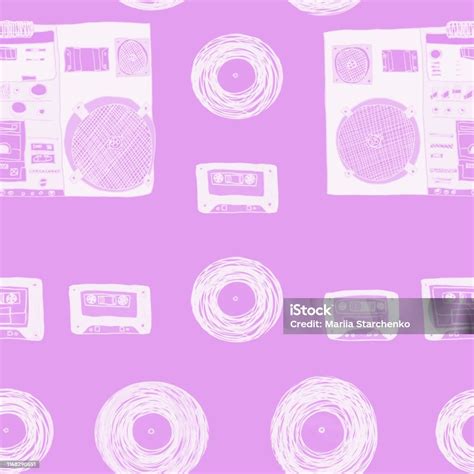 Dj 패턴 Dj 어떤 목적을위한 훌륭한 디자인 기하학적 고전 배경입니다 테크노 Dj 파티 주황색 추상 텍스처입니다 디스코 밤