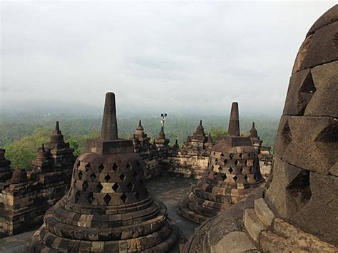 Borobudur A Miraculous Indonesian Templevector Illustration Temple