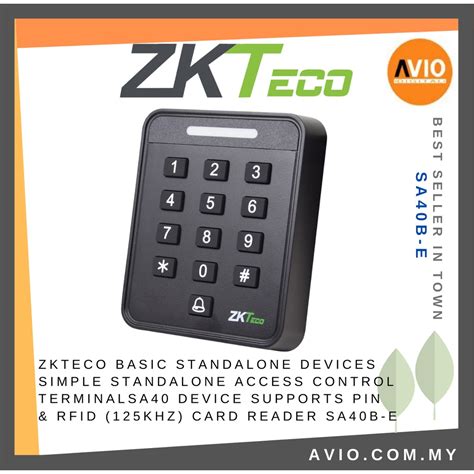 Zkteco Standalone Door Access Keypad Reader Control Terminal 125khz Em