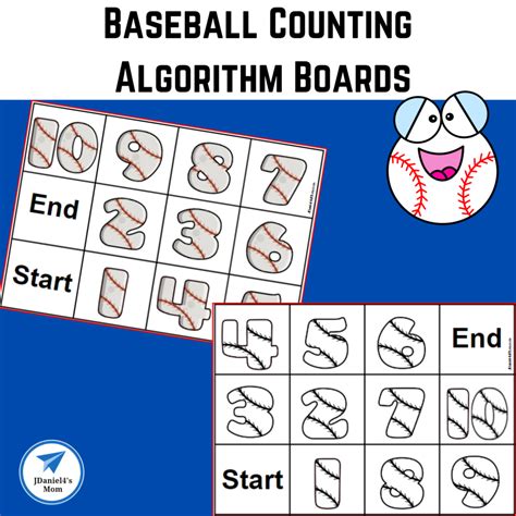 Baseball Counting Algorithm Game Boards Jdaniel4s Mom