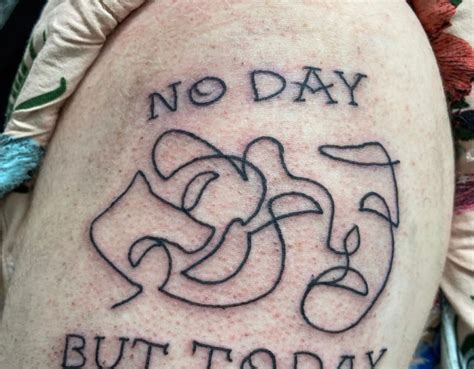 Tattoo Uploaded By Peyton • First Tattoo Inspired By My Passion For Acting The First Musical I