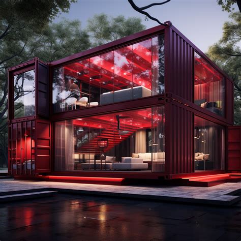 Red Shipping Container Home Ideas Architecture House Container House
