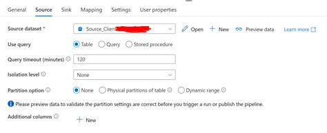 View Query Used In Data Factory Copy Data Operation Stack Overflow