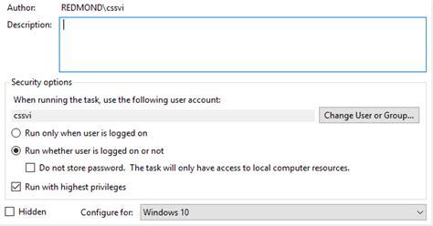 Authentication Windows Scheduled Task Executes Sql Scripts As