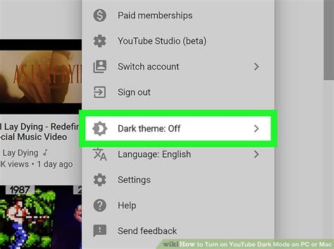 How To Turn On YouTube Dark Mode On PC Or Mac Steps