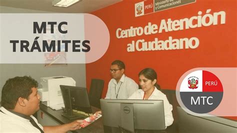Trámites Mtc Plataforma De Atención Al Conductor 【2023】